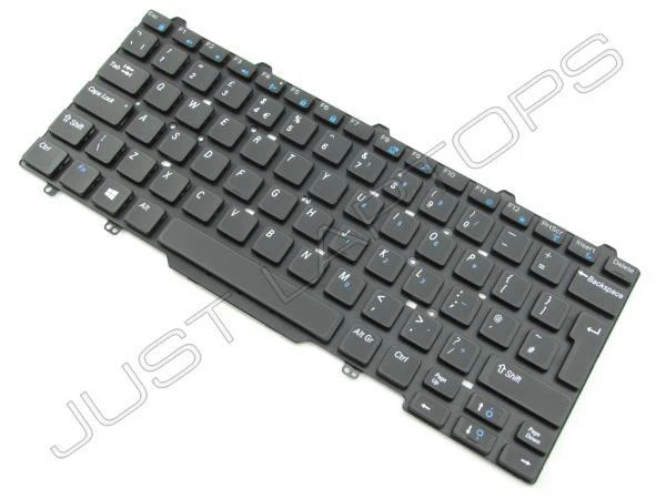 STICKER OVERLAYED UK English QWERTY Keyboard for Dell Latitude E5450 ...