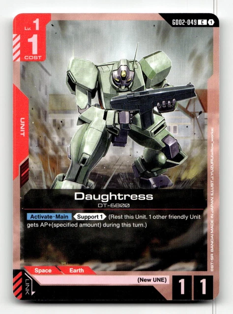 GUNDAM CARD GAME Daughtress (C) - Dual Impact £1.77 - PicClick UK
