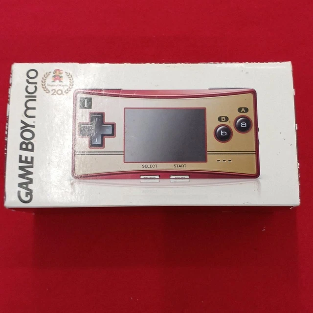 NINTENDO GAMEBOY MICRO Famicom Color Model 20th anniversary Console ...