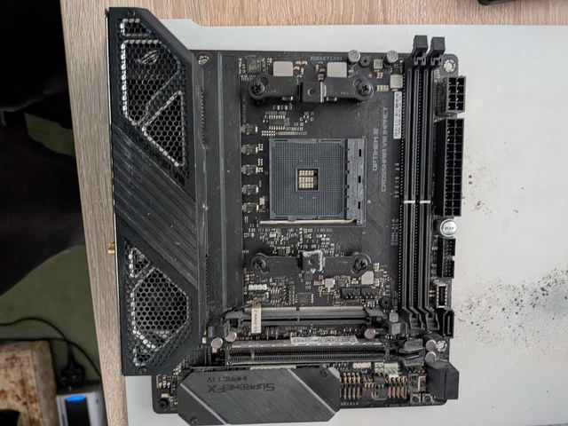 ASUS ROG CROSSHAIR VIII Impact X570 AM4 Motherboard £104.70 - PicClick UK