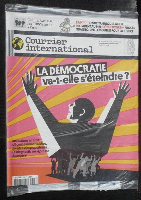 SEALED COURRIER INTERNATIONAL 1473 1/2019 La démocratie va-t-elle s'éteindre ? EUR 12,00 ...