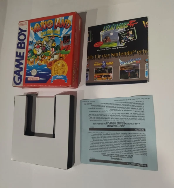 WARIO LAND SUPER Mario Land 3 Gameboy Game Boy GBC Classic NOE Box £60. ...