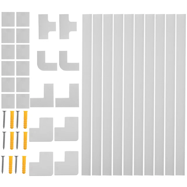 CÂBLAGE ÉLECTRIQUE GOULOTTE En Pvc Cache-câble Mural Organisateur TV ...
