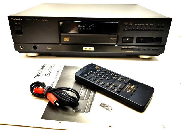 TECHNICS SL-PS50 STEREO CD Player with remote * Serviced fully working ...