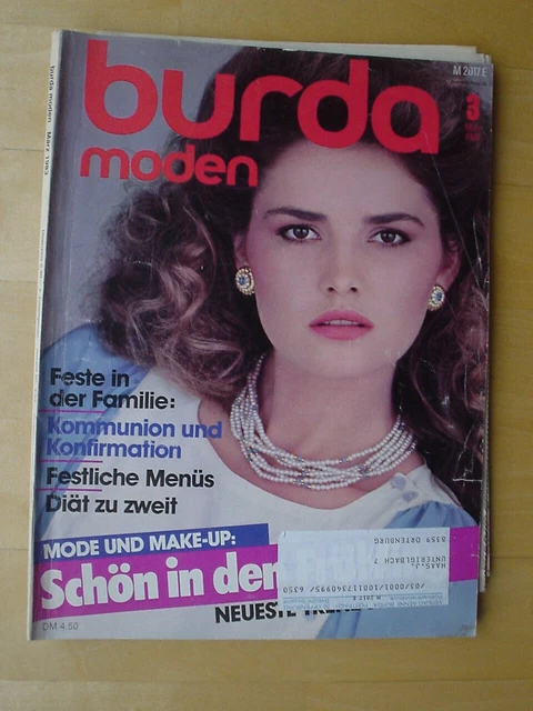 MODE BURDA 1983/03 confirmation communion folklore magazine de mode années 80 Twens EUR 18,00 ...