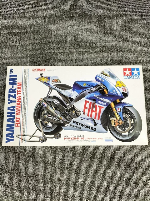 TAMIYA 1/12 MOTORCYCLE Series No.117 Yamaha YZR-M1 09 Fiat Yamaha Team ...
