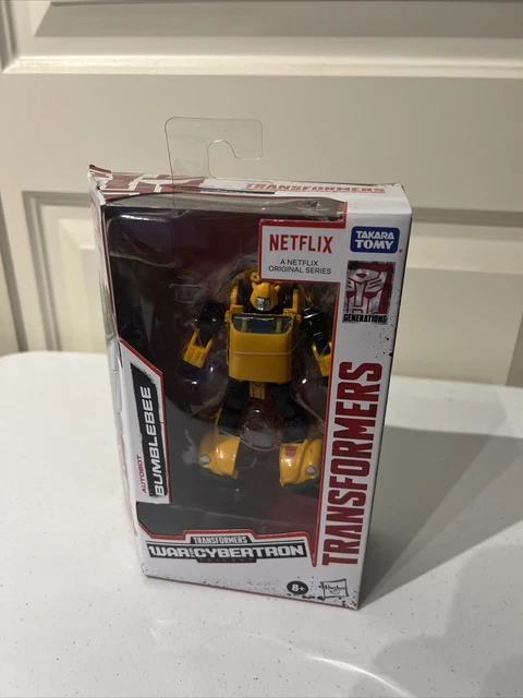 TRANSFORMERS NETFLIX WAR for Cybertron Trilogy BUMBLEBEE Autobot Deluxe ...