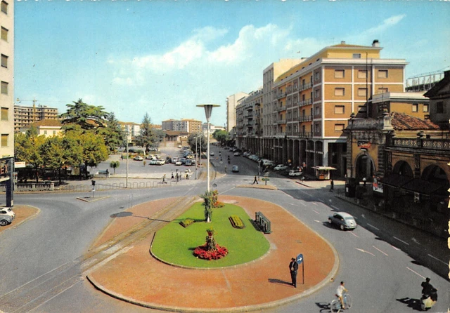 AL11-57D) NOVI LIGURE Piazza Della Repubblica Binari Tram Viaggiata ...