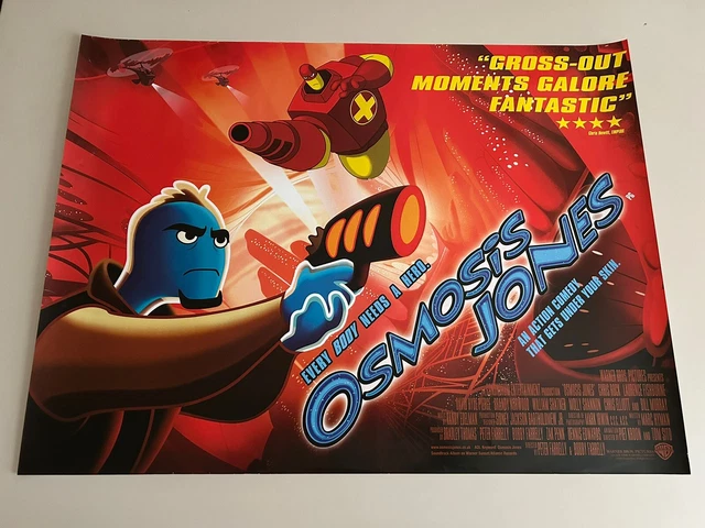OSMOSIS JONES ORIGINAL Cinema Quad Film Poster Uk £3.99 - PicClick UK