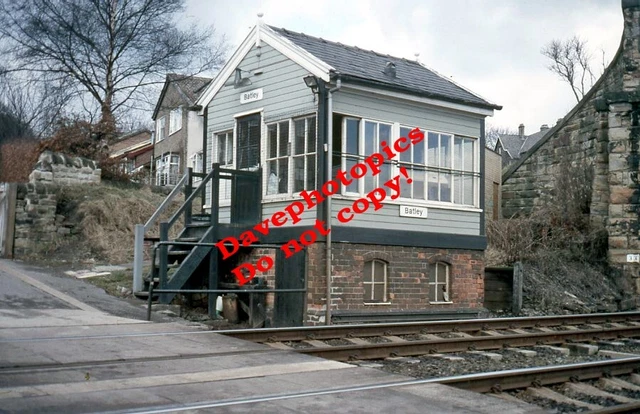 ORIGINAL 35MM Slide Diesel/Steam Train/Railway Batley Signal Box 1st ...