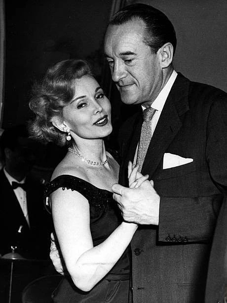 ZSA ZSA GABOR actress, Hungary USA dancing her third husband G- 1953 ...