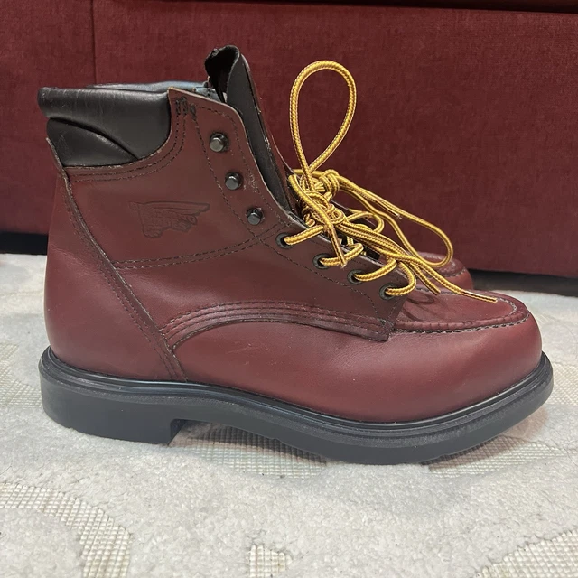 RED WING BOOTS 202 SuperSole 6" Moc Toe Work Boots EH Rated Mens Size ...