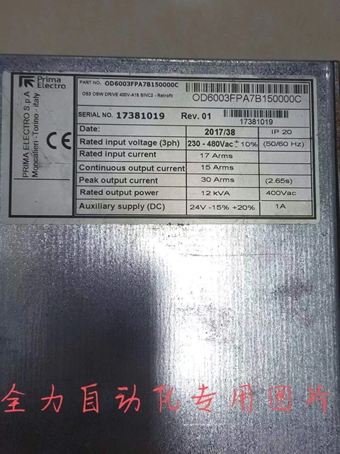 1 PC USED good OD6003FPA7B150000C By express With 90 warranty # £3,178. ...