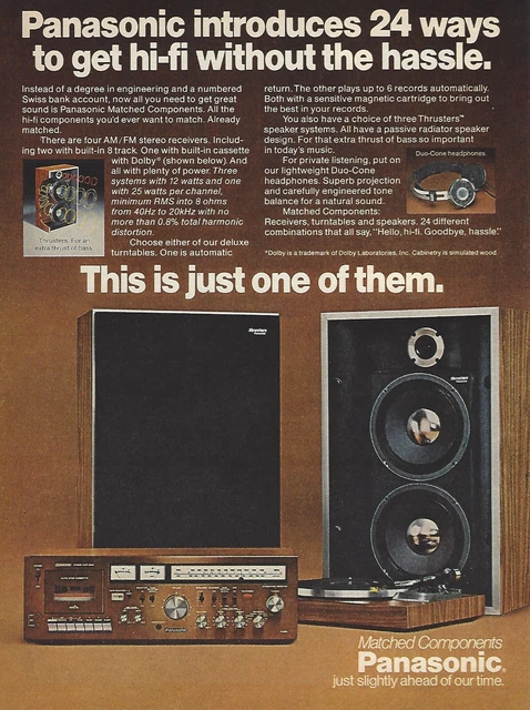 Vintage Panasonic Stereo System FOR SALE! - PicClick UK