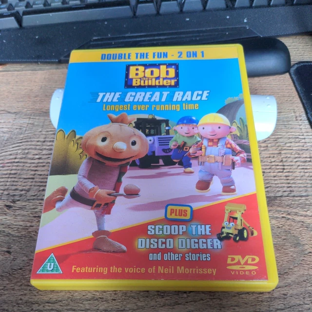 BOB THE BUILDER - The Great Race / Scoop The Disco Digger (DVD, 2004) £ ...