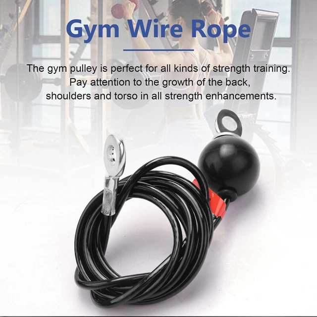 1X(1.8M GYM WIRE Rope Heavy Duty Steel Wirerope for Home Cable ...