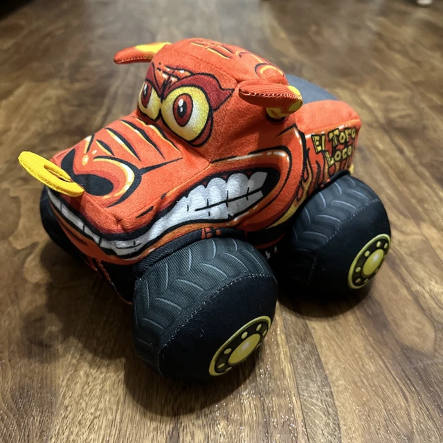MONSTER JAM 2017 Truckin Pals El Toro Loco 9" Plush Stuffed Truck £11. ...