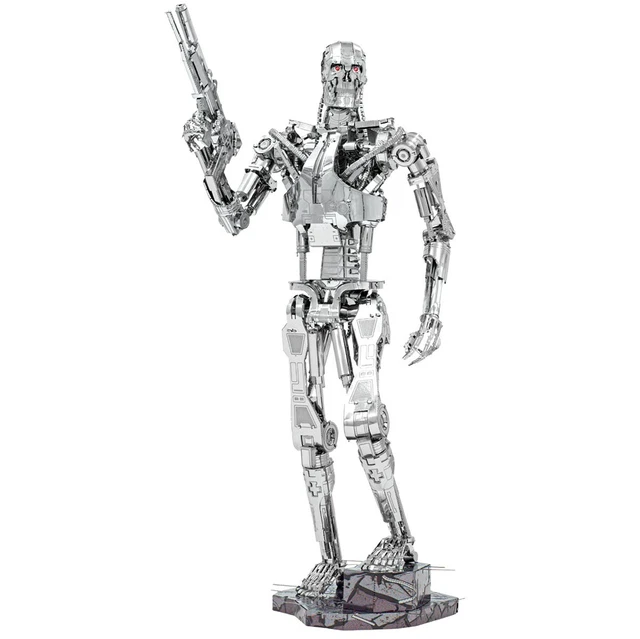 METAL EARTH ICONX The Terminator T-800 Endoskeleton 3D DIY Model ...