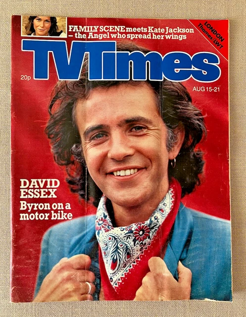VINTAGE TELEVISION - "UK TV Times" 15-21 Aug 1981 David Essex Kate ...