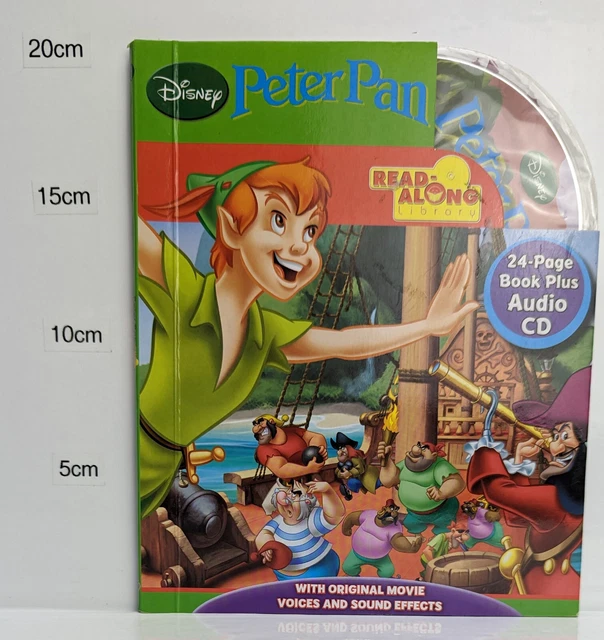 PETER PAN READ-ALONG Book & CD - Hardcover Children Story Time $14.99 ...