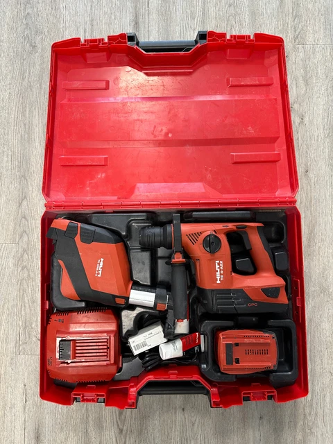 HILTI TE 4-A22 Bohrhammer Set mit Absaugung/Akkus&Ladegerät(TE DRS-4-A/B22/5.2) EUR 401,00 ...
