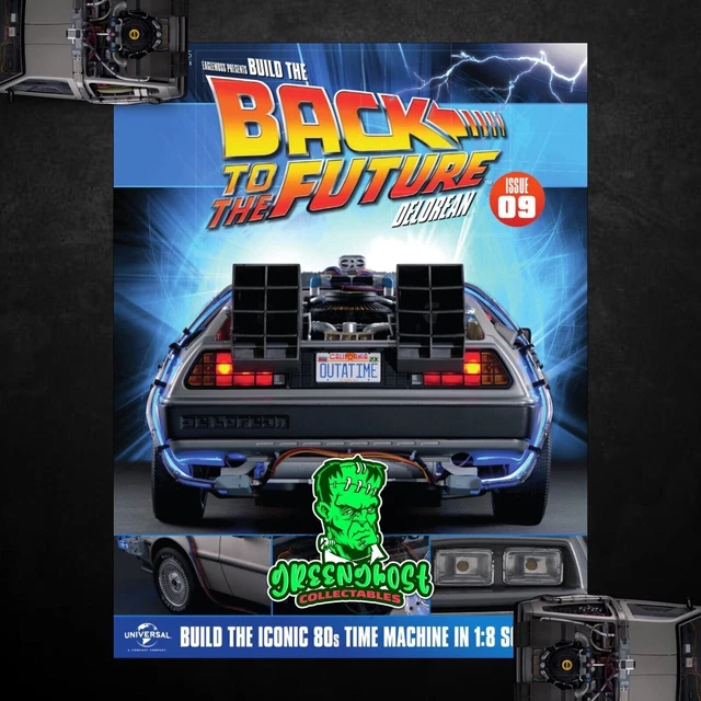 EAGLEMOSS / FANHOME BTTF DELOREAN ISSUE 9 - Front Wheel, Tyre, Rim, and ...