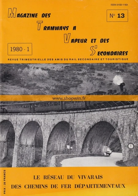 LE RÉSEAU DU Vivarais des chemins de fer départementaux - Magazine des ...
