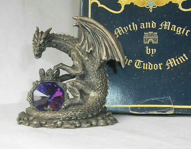 MYTH AND MAGIC - ROYAL DRAGON #3880 - Tudor Mint - RARE REGAL FIGURE ...
