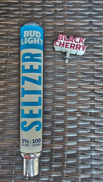 BUD LIGHT SELTZER With Black Cherry Logo Topper Beer Tap Handle 13” £15 ...