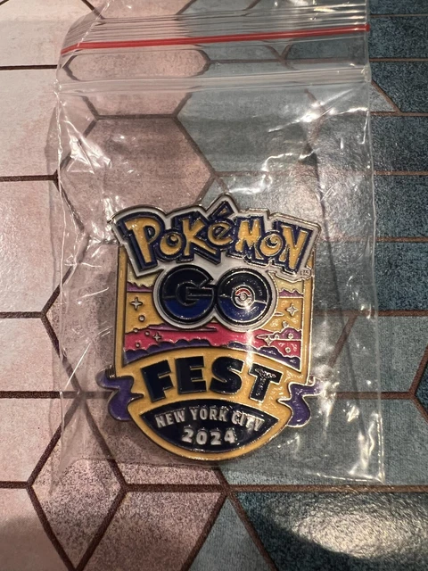 POKEMON GO FEST 2024 New York city Exclusive Pin Rare! NYC special ...