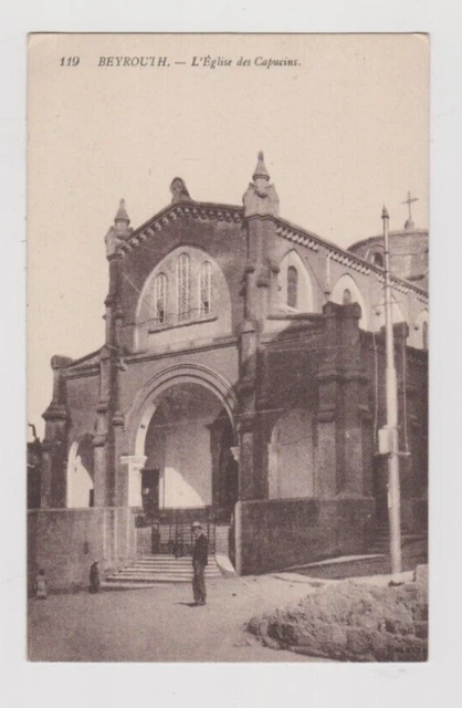 CPA LIBAN - BEYROUTH - L'église des Capucins / REF 431 EUR 5,00 ...