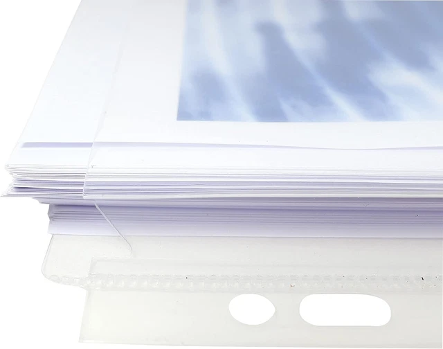 EXACOMPTA - REF 5507E - PP Expanding Punched Pockets - Suitable for ...