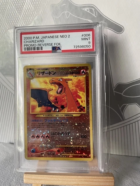JAPANESE POKEMON CARD-DRACAUFEU / CHARIZARD No.006 NEO PREMIUM FILE HOLO - PSA 9 EUR 66,00 ...
