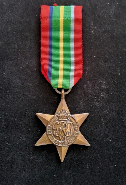 FULL SIZE WW2 Pacific Star Medal British Military Pacific Campaign ...