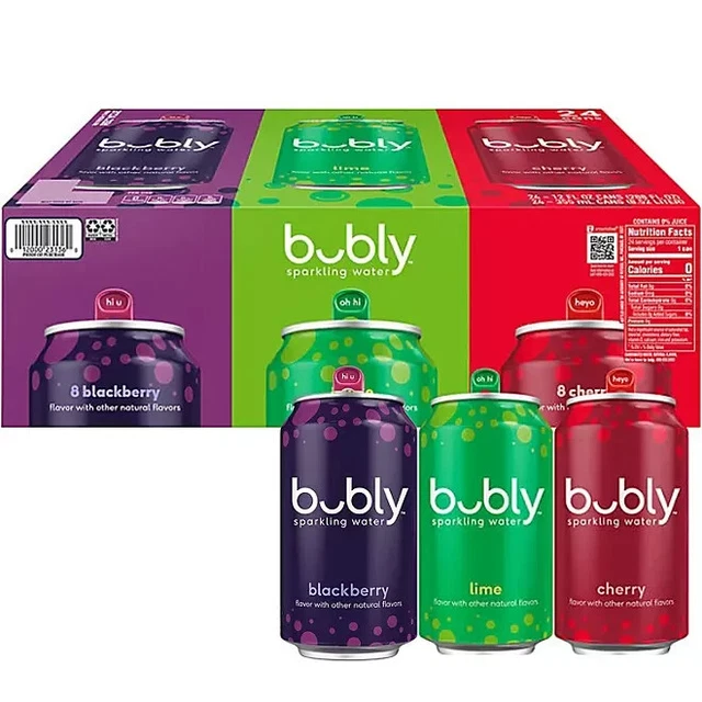 BUBLY SPARKLING WATER Variety Pack, 12 fl. oz., 24 pk. £25.09 - PicClick UK