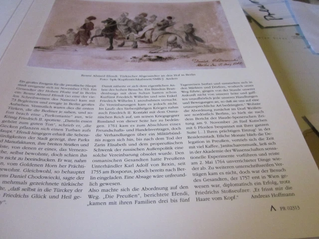 PREUSSEN ARCHIV N2 2313 Resmi Ahmed Efendi Türkischer Abgesandter in ...