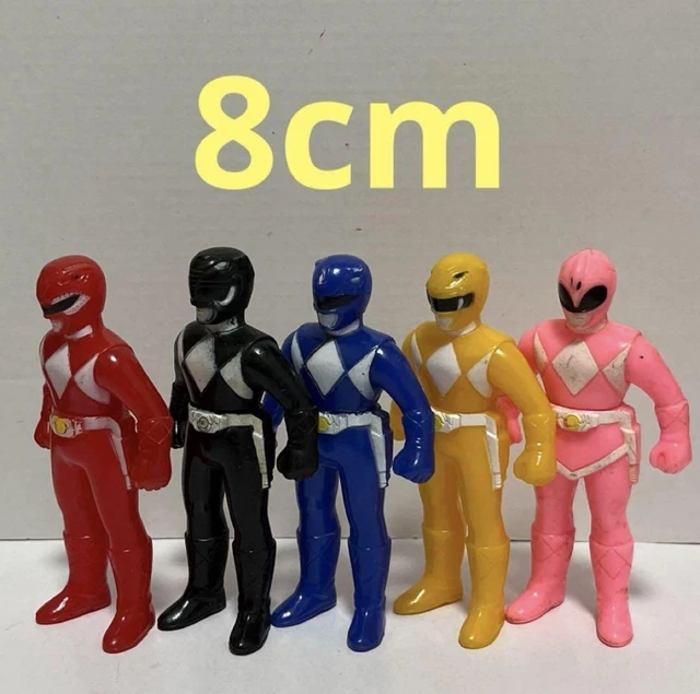 MIGHTY MORPHIN POWER Rangers Zyuranger Mini Soft Vinyl Figure 5p set ...