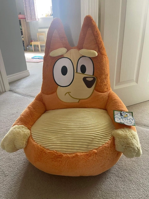 BLUEY BINGO CHARACTER Plush Soft Children’s Chair Seat Sofa Exclusive £ ...