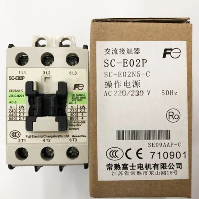 FUJI SC-E02P AC220V Contactor 1PC New Free Shipping SCE02P EUR 42,83 - PicClick FR