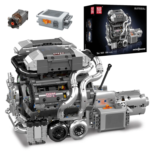 MOULD KING W16 Engine That Run Motor Model Building Block Toy Kit ...
