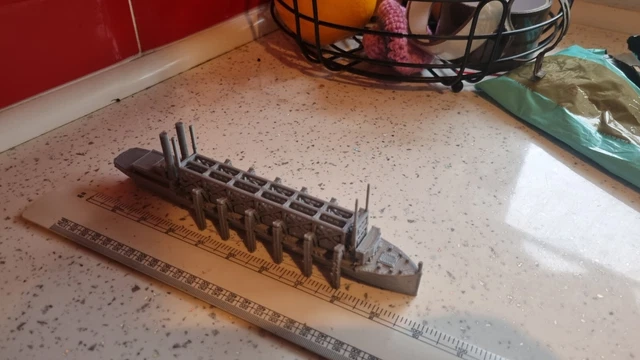 USS CYCLOPS 3D printed model miniture ship £13.99 - PicClick UK