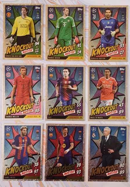14 MAY MATCH ATTAX EXTRA 2025 KNOCKOUT MASTER VARIOUS - MESSI £1.76 - PicClick UK