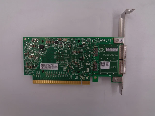 DELL MELLANOX CX456A 100Gbe Dual Port QSFP PCIe Network Adapter P/N ...