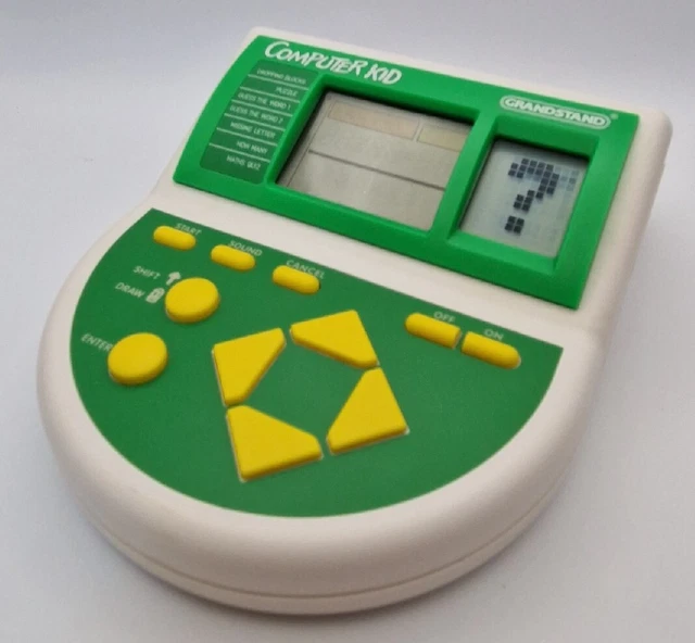 VINTAGE GRANDSTAND IQ Builders Computer Kid Educational Toy 1991 Boxed ...