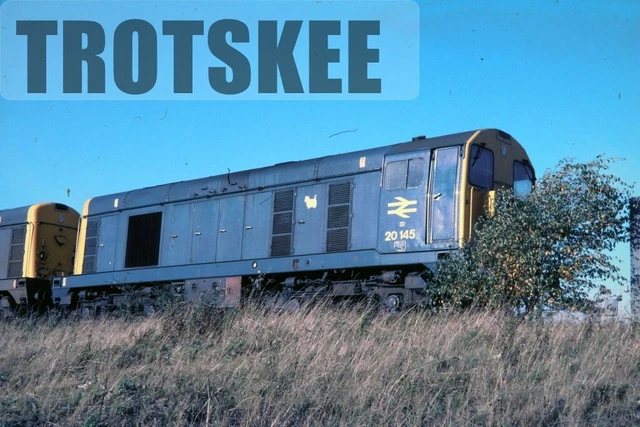 35MM COLOUR SLIDE BR British Railways Diesel Loco 20145 Class 20 1986 ...