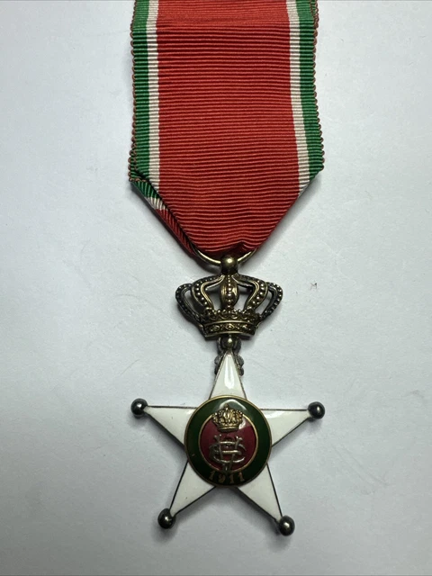 MEDAGLIA VITTORIO EMANUELE III 1911 Croce Stella Al Merito Coloniale ...