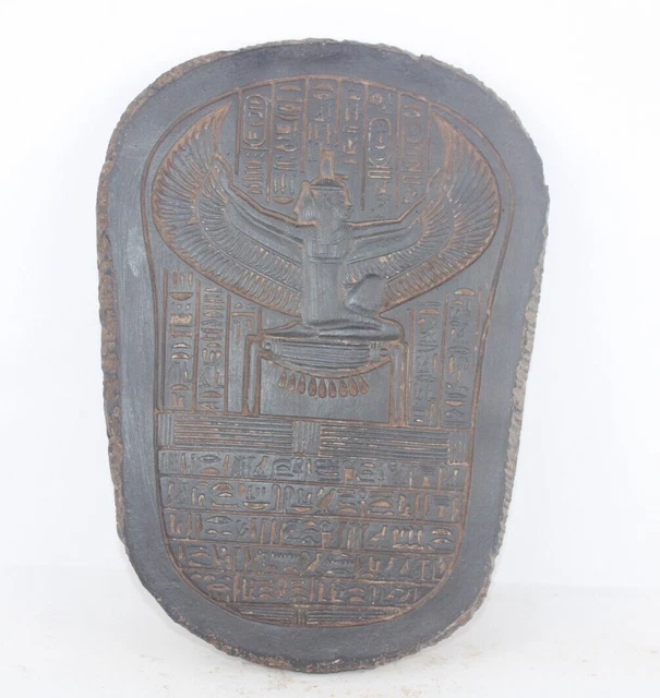 RARE ANCIENT EGYPTIAN ANTIQUE ISIS Wings Temple Stella Stela Egypt (BS ...