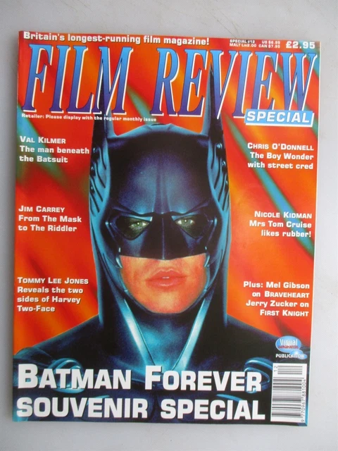 FILM REVIEW MAGAZINE Special #12 1995 - UK Mag - BATMAN Forever £7.89 ...