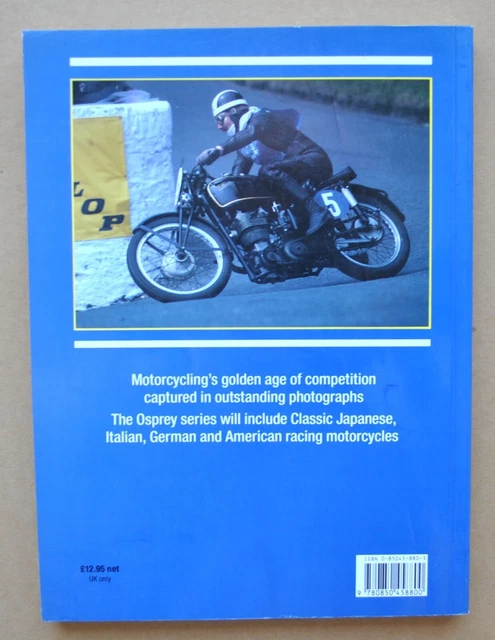 CLASSIC BRITISH RACING Motorcycle Book AJS BSA Norton Triumph Vincent ...
