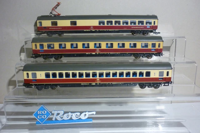 ROCO-H0 - TEE Personenzug 3er-Set, Wagen mit NEM, KKK + kostenloses ...